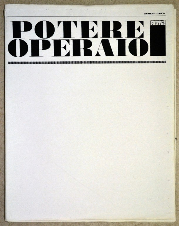Potere Operaio (1967-2012-) | chiara pergola